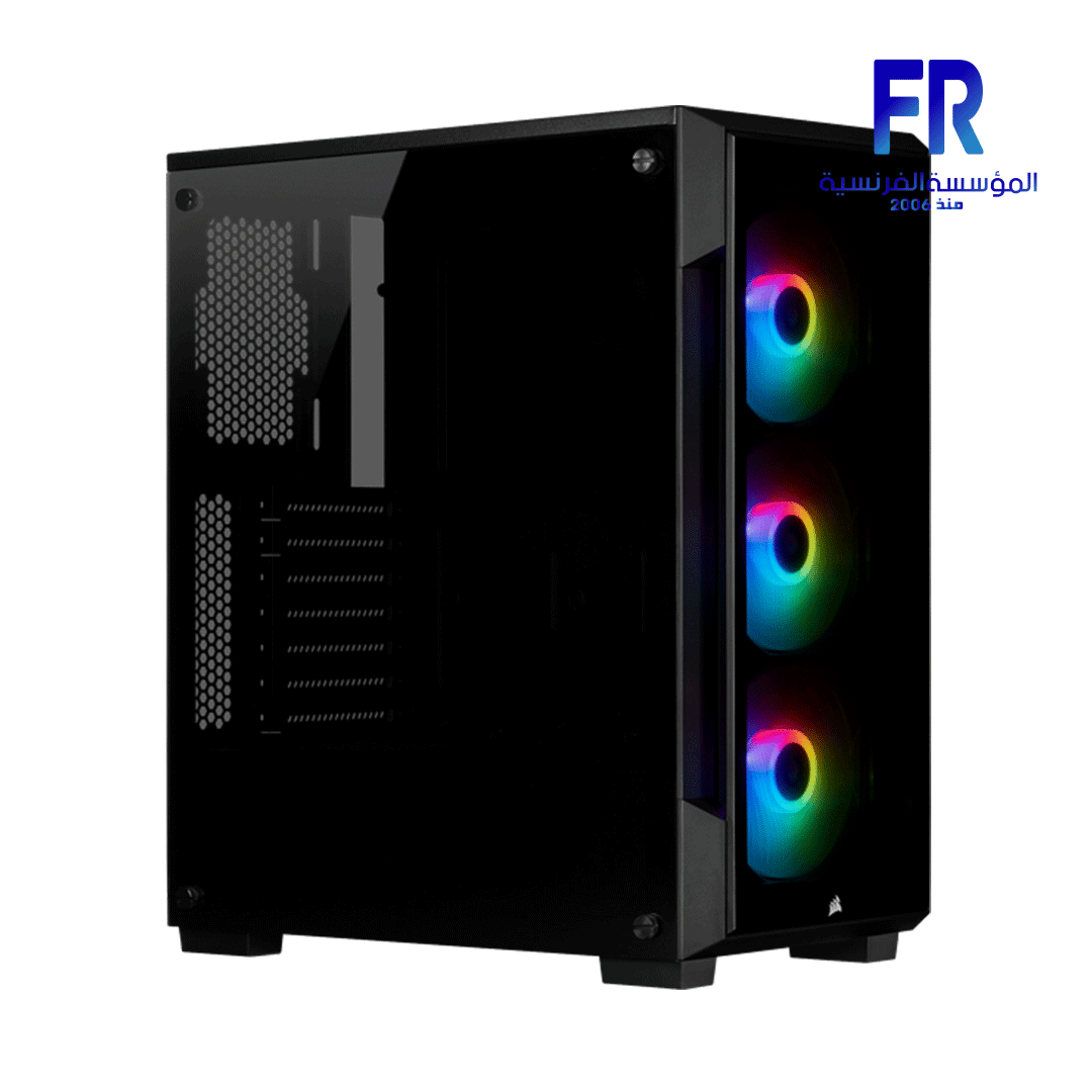 CORSAIR ICUE 220T RGB FRONT GLASS EDITION BLACK MID TOWER Case | Alfrensia