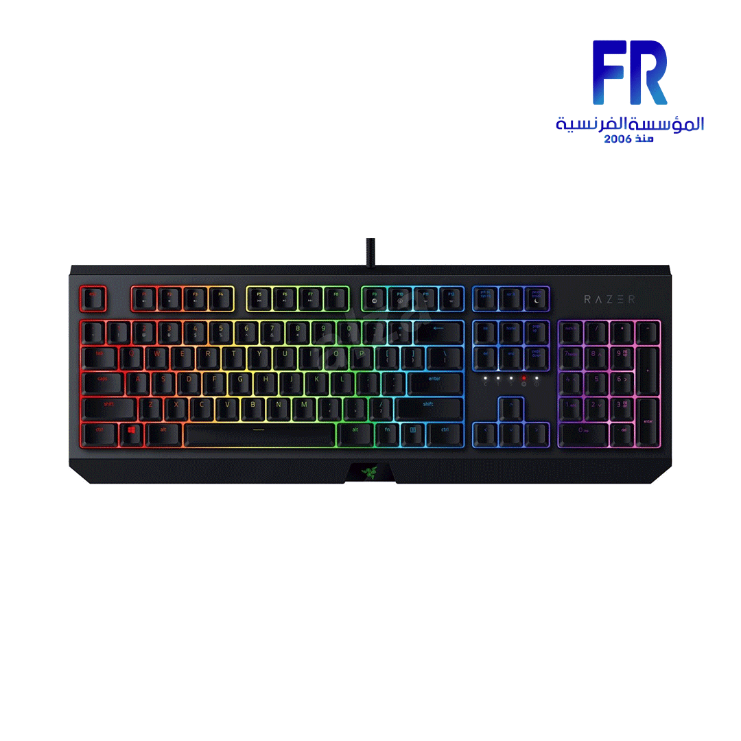 RAZER BLACKWIDOW GREEN SWITCHES MECHANICAL GAMING Keyboard - Alfrensia