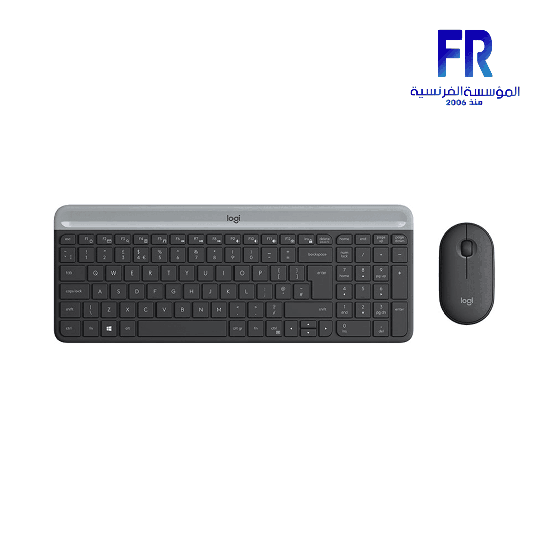 Logitech Mk470 Slim Wirless Keyboard And Mouse Combo | Alfrensia