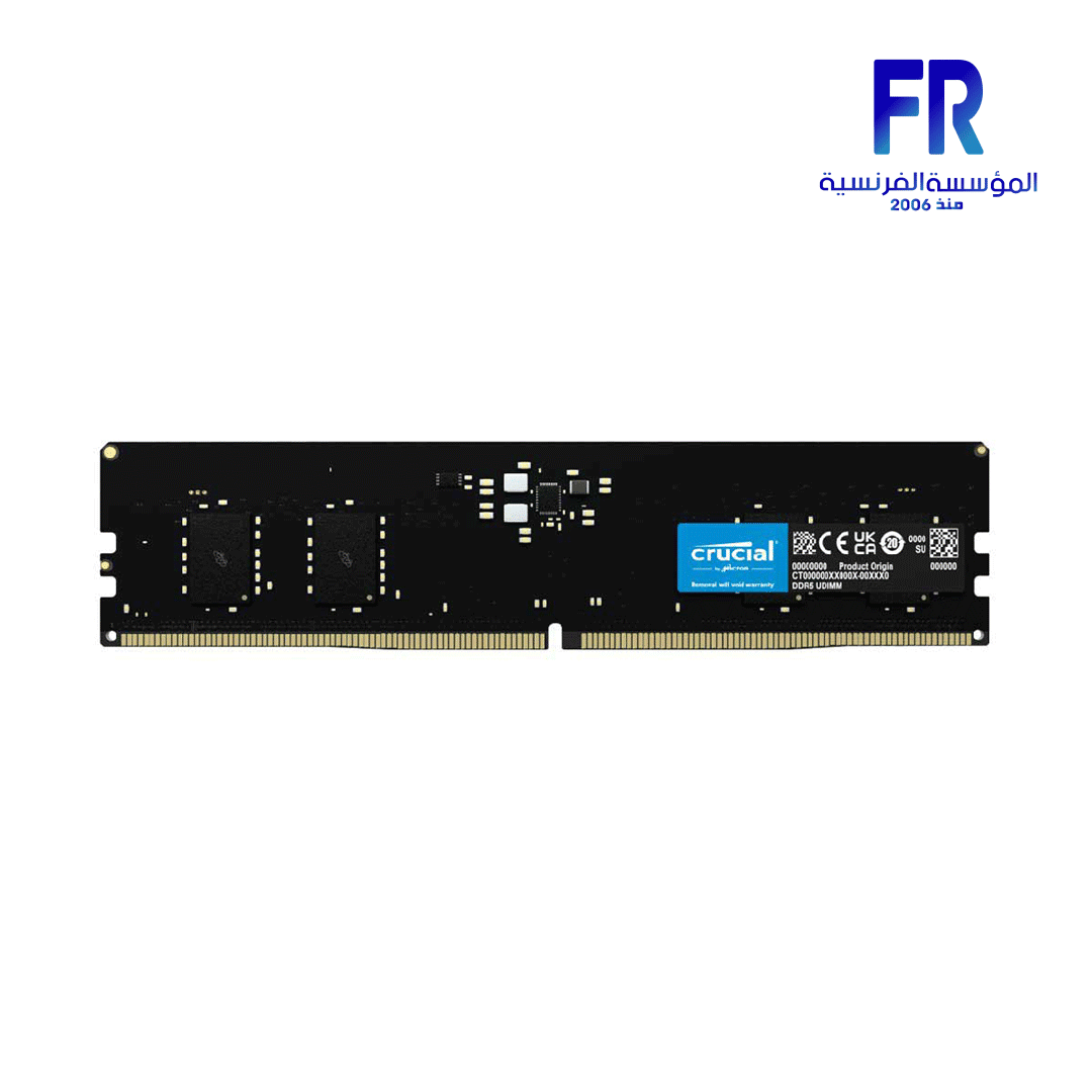 CRUCIAL 8GB DDR5 4800MHZ DESKTOP Memory | Alfrensia